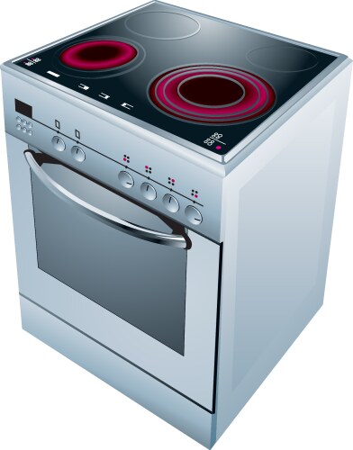 Electric cooker Royalty Free Vector Image - VectorStock