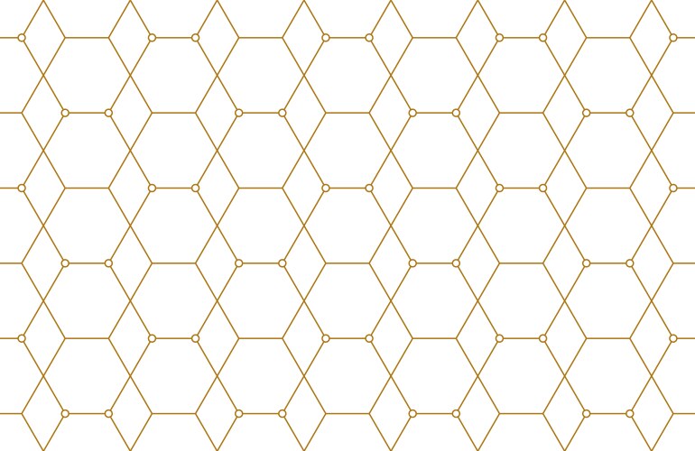 Golden lines geometric seamless pattern Royalty Free Vector