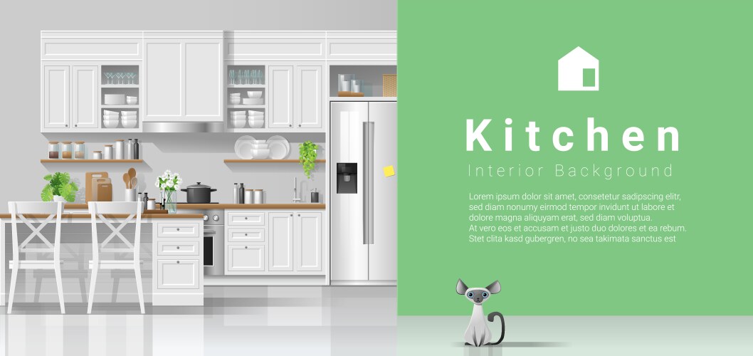 Cat Kitchen Vector Images (over 1,700)