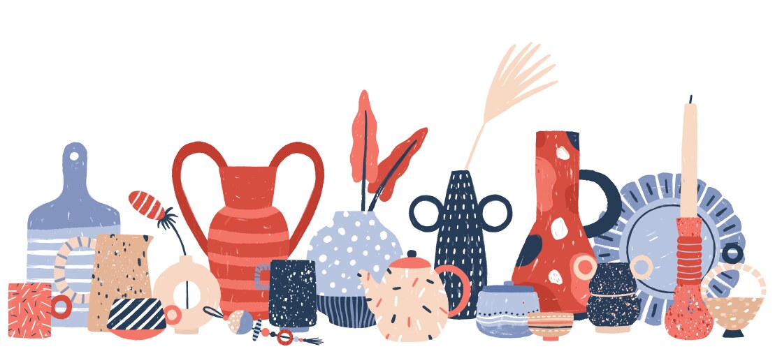 Handmade Pottery Vector Images (over 3,500)