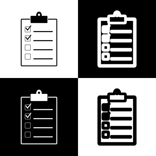 Checklist Black Vector Images (over 21,000)