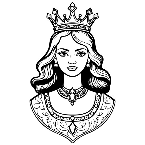 Queen Outline Vector Images (over 20,000)