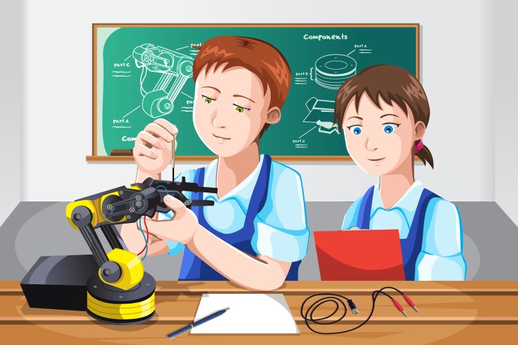 Vocational education concept Royalty Free Vector Image