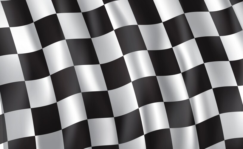 Racing flag car race sport auto rally grunge Vector Image