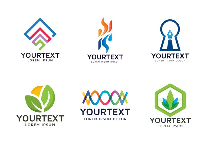 Colorful abstract flowers Royalty Free Vector Image