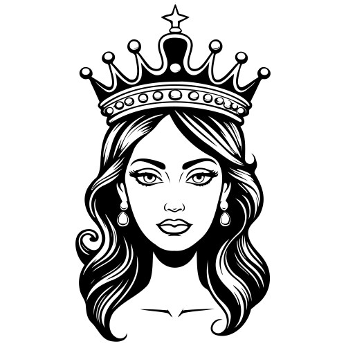 Queen Outline Vector Images (over 20,000)