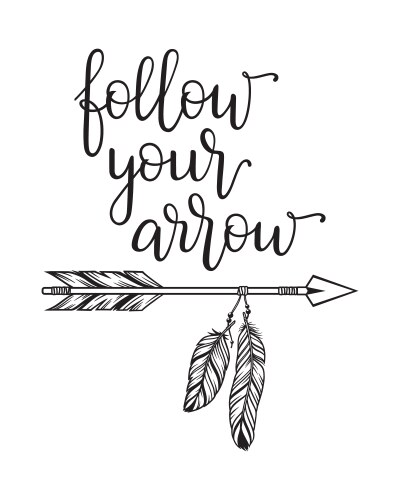 Follow Your Arrow Vector Images (over 180)