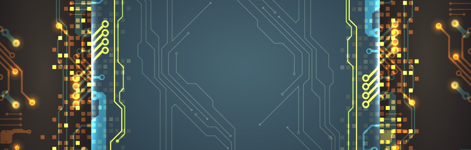 Hi-tech digital technology and engineering Vector Image