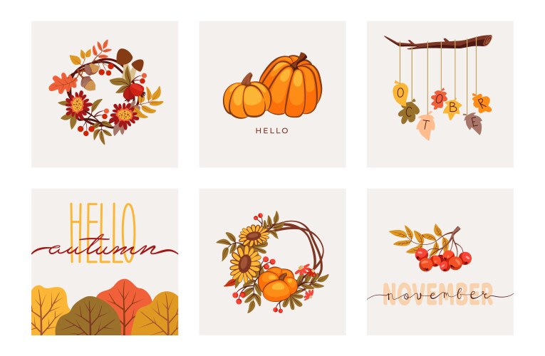 Fall Doodle Vector Images (over 26,000)