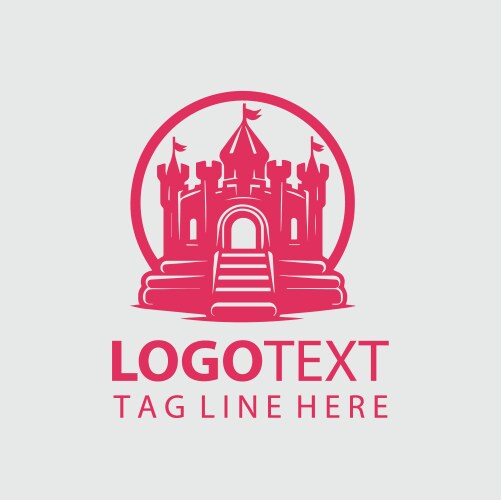 Bouncy castle logo Royalty Free Vector Image - VectorStock