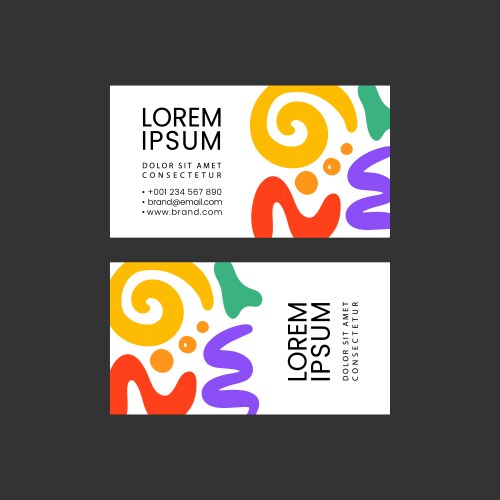 Book store set business cards Royalty Free Vector Image
