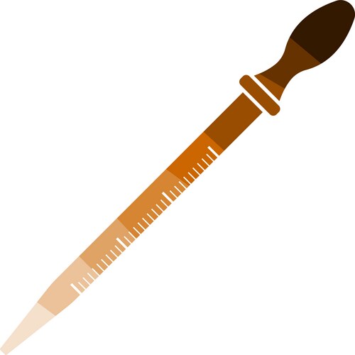 Pipette or dropper and petri dish concept Vector Image