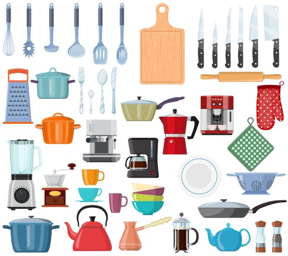 Kitchen tools Royalty Free Vector Image - VectorStock
