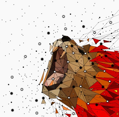 Lion Connect the Dot Vector Images (84)