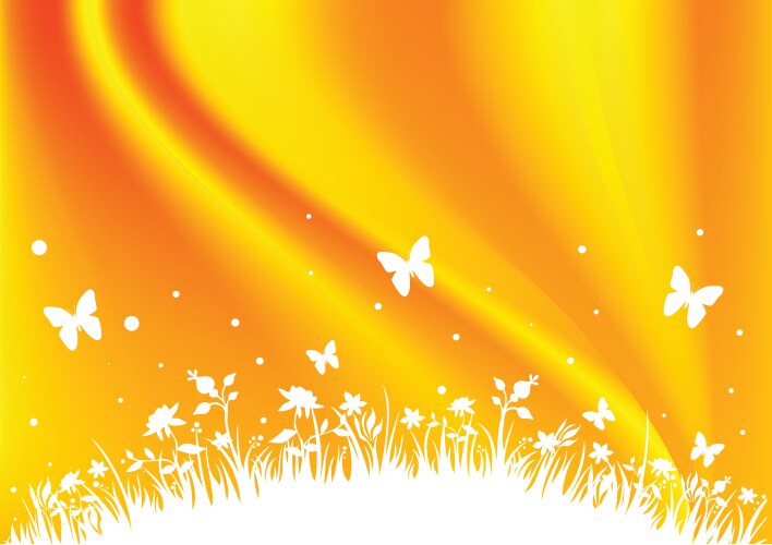 Spring song background Royalty Free Vector Image