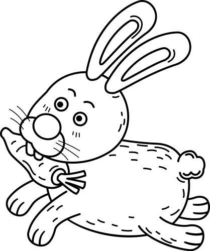 Rabbit Flashcard Vector Images (over 170)