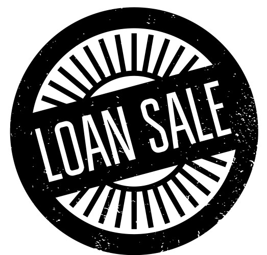 Loan sale rubber stamp Royalty Free Vector Image