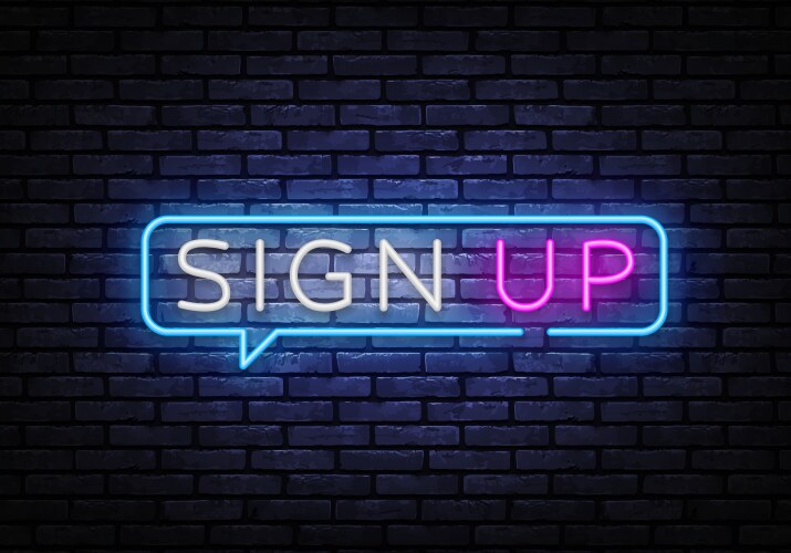 Human resources neon sign Royalty Free Vector Image