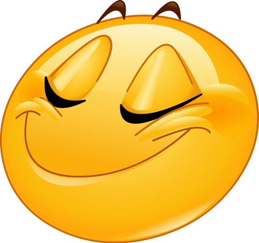 Stoned emoticon Royalty Free Vector Image - VectorStock