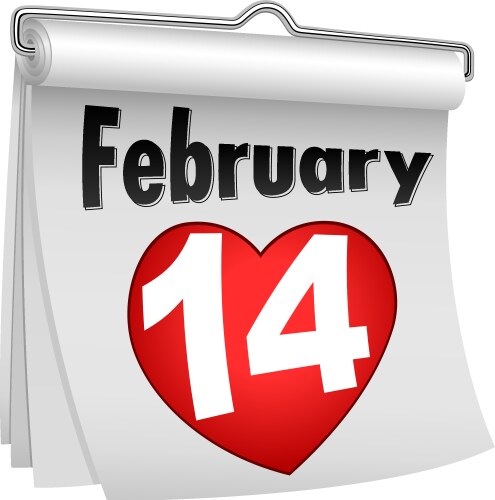 Paper calendar with arrow Royalty Free Vector Image