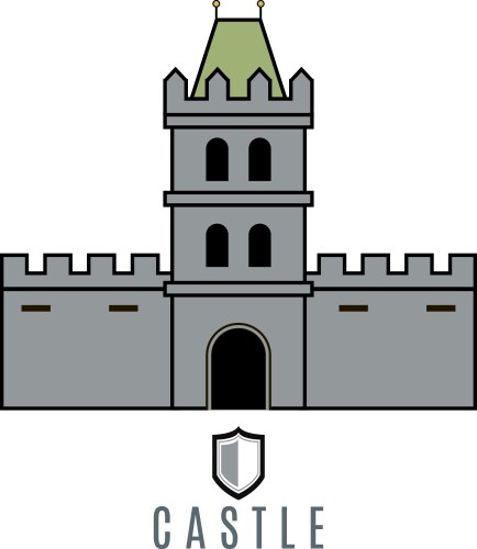 Castle Royalty Free Vector Image - VectorStock