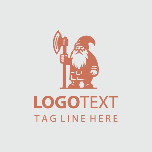 Dwarf logo Royalty Free Vector Image - VectorStock