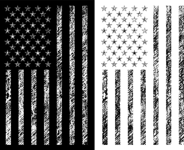 American flag silhouette Vector Images & Graphics for Commercial Use ...