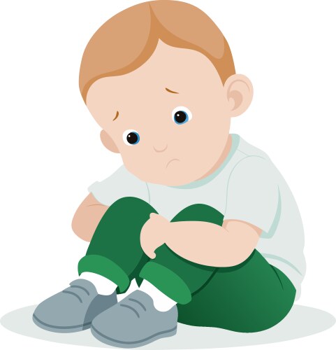Lonely Boy Child Vector Images (over 860)
