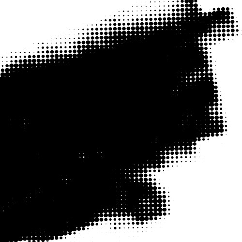 Abstract grunge halftone splatter texture Vector Image