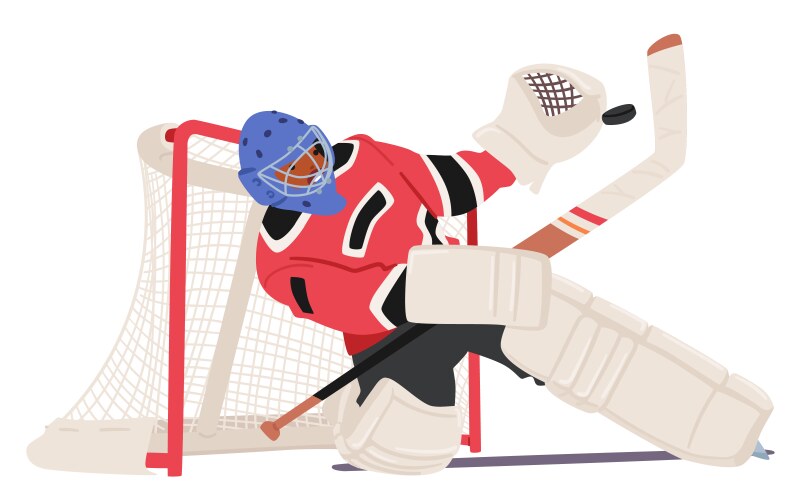 Hockey Goalie Cartoon Vector Images (over 360)
