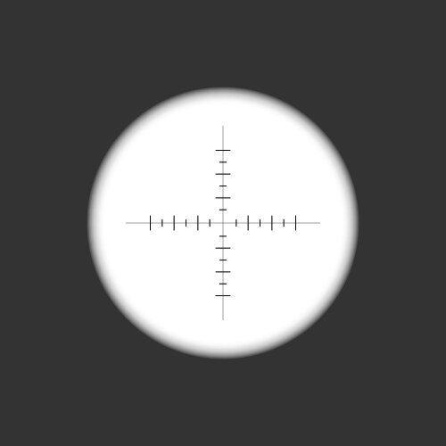 Sniper scope overlay Royalty Free Vector Image
