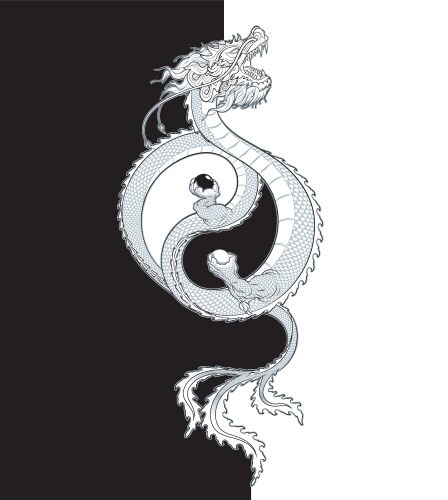 Chinese dragon Royalty Free Vector Image - VectorStock