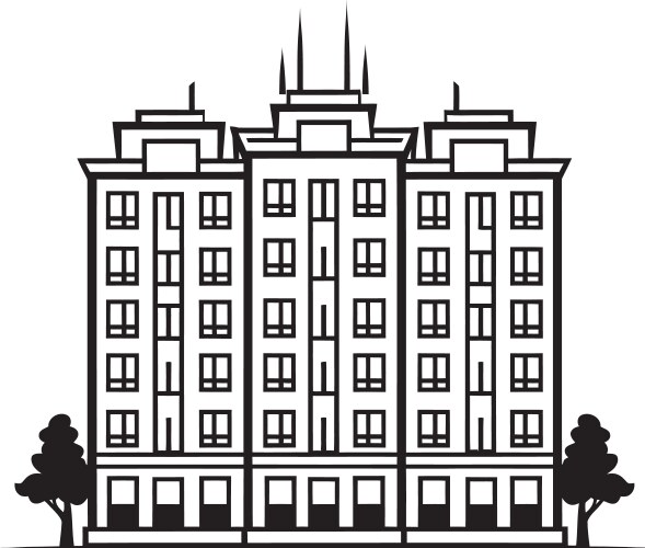 Architectural Drawing Building Elevation Plan Vector Images (over 180)