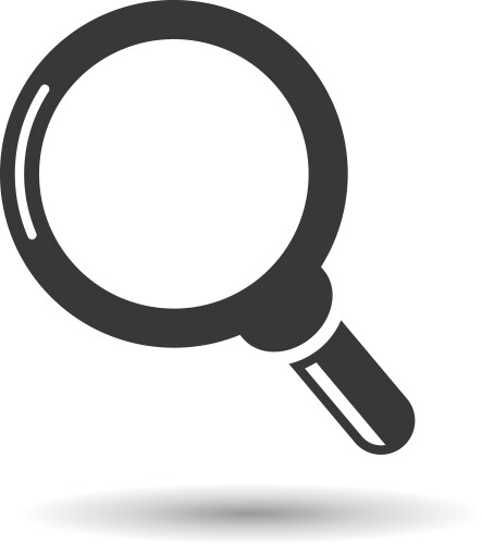 Eye icon on white background Royalty Free Vector Image