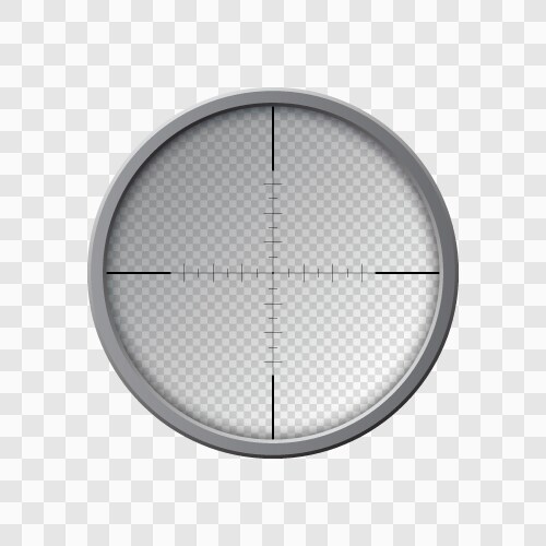 Sniper scope overlay Royalty Free Vector Image
