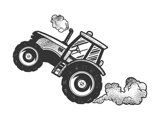 Tractor Line Art 6,530 Line Drawing Tractor Images, Stock Photos, And