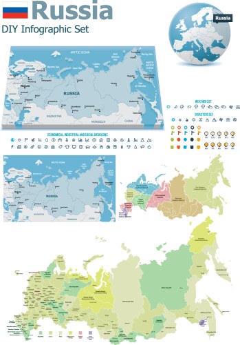 Kirov oblast map Royalty Free Vector Image - VectorStock