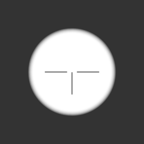 Sniper scope overlay Royalty Free Vector Image