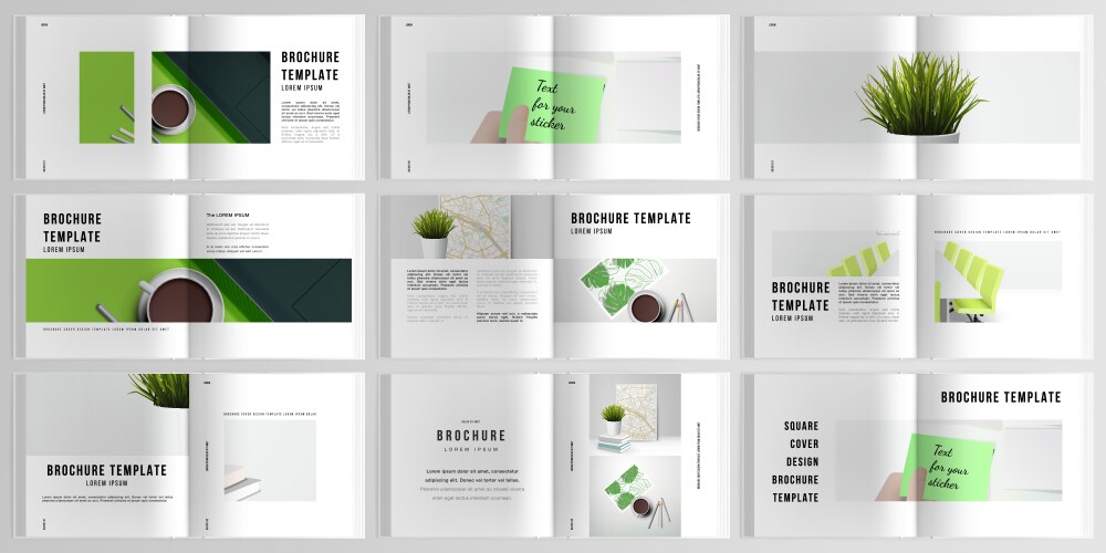 3d realistic layout cover mockup design Royalty Free Vector