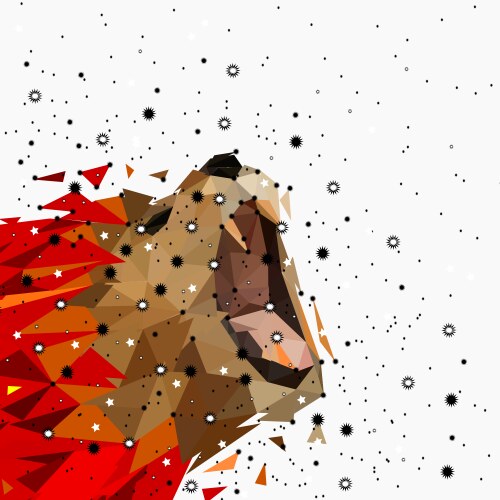 Lion Connect the Dot Vector Images (84)