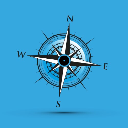 Blue Compass Vector Images (over 10,000)