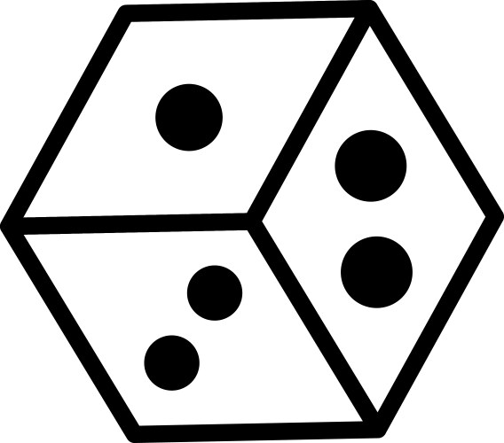 Dice Outline Vector Images (over 7,100)