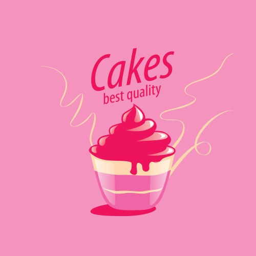 Cake logo Royalty Free Vector Image - VectorStock