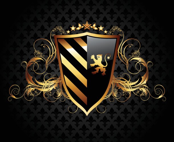 Heraldic backgrounds Royalty Free Vector Image