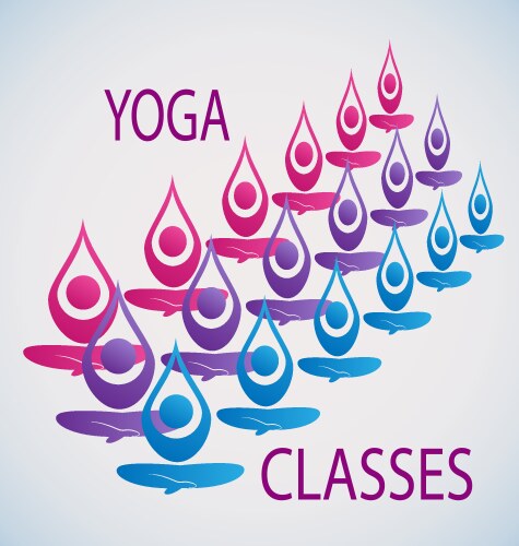 Yoga team icon Royalty Free Vector Image - VectorStock
