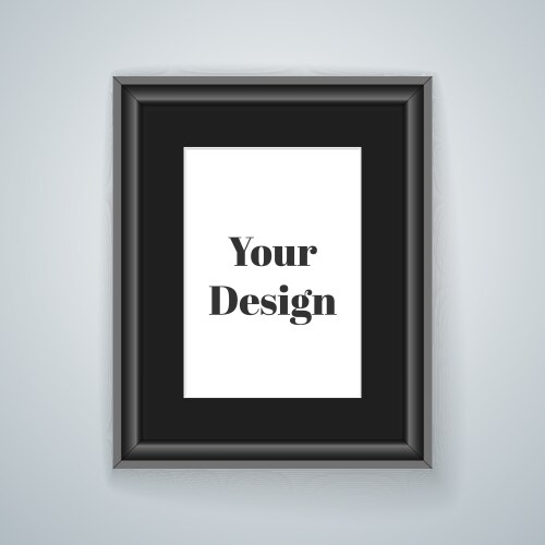 Realistic frame perfect for your presentations Vector Image