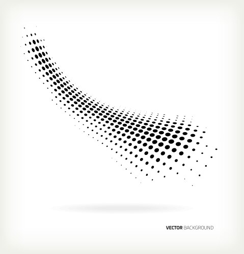 Spiral wave rhythm dynamic abstract swirl form Vector Image