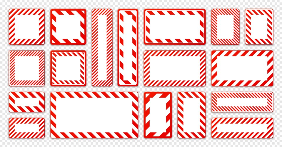 Hazard warning symbol icons ghs safety pictograms Vector Image