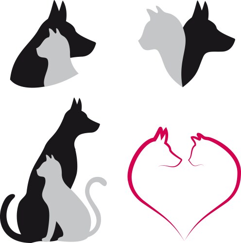 Dog and Cat Silhouette Vector Images (over 39,000)