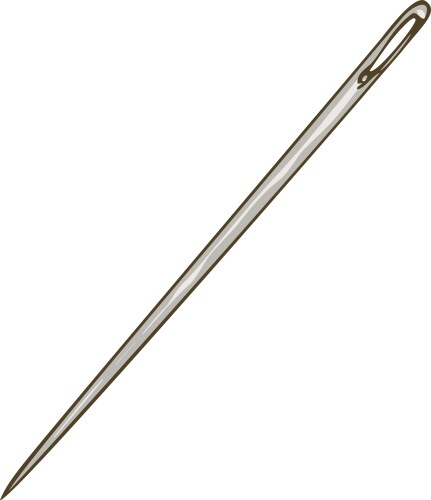 Sewing needle Royalty Free Vector Image - VectorStock